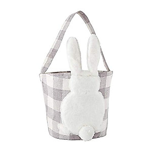 Gingham Blue Easter Baskets