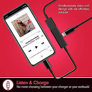 RAYZ Pioneer Pro Lightning & USB-C Wired Earphones/Smart Active Noise Cancelling, Microphone Volume Control | for Apple iPhone Mac iPad, Android, Nintendo Switch, Google Pixel -Onyx