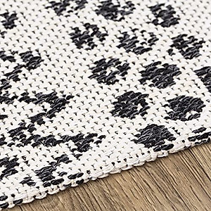 Mark&Day Area Rugs, 8x10 Aarau Bohemian/Global Cream Area Rug, Black/Cream/White Carpet for Living Room, Bedroom or Kitchen (7'10" x 10'2")