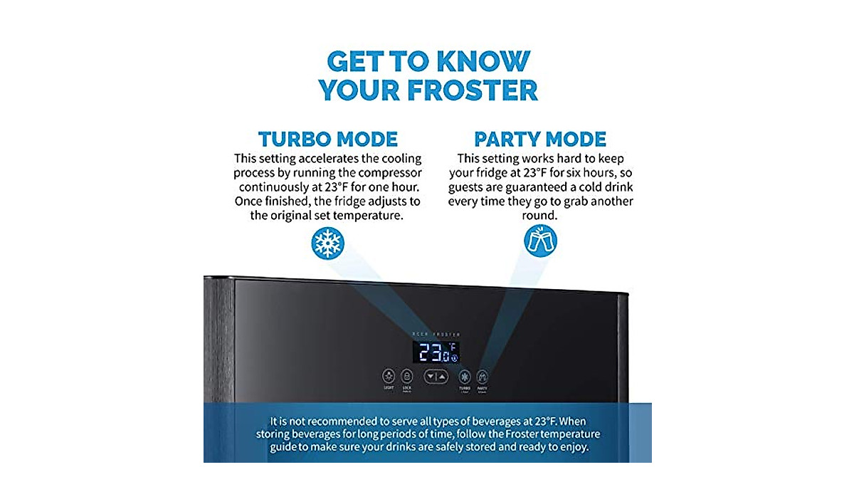 NewAir 125 Can Beer Froster - Keep Drinks Ice Cold