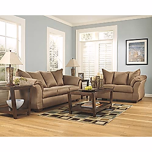 Signature Design by Ashley Darcy Casual Plush Loveseat, Brown