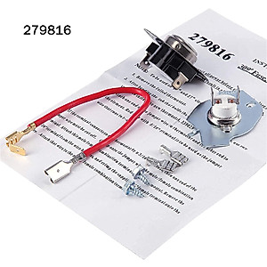8544771 Dryer Heating Element, 279816 Thermostat Cut Off,279973 3392519 Dryer Thermal Fuse Compatible with maytag, kenmore,kitchen,whirlpool and More