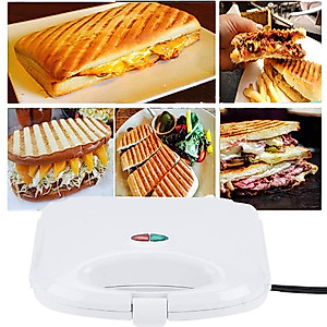 Yosoo Sandwich Maker, Multifunctional Electric Mini Sandwich Bread Maker Non?stick Toaster and Electric Panini Press Baking Pan with US Plug 110V 8.9x8.1x3in