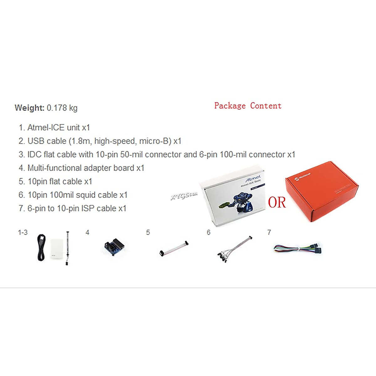 TPI aWire SPI debugWIRE with Additional Adapter and Cables_AB