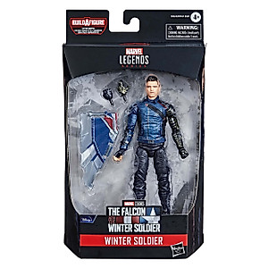 Marvel Legends Series Avengers 6-inch Action Figure Toy Winter Soldier, Premium Design and 2 Accessories, for Kids Age 4 and Up