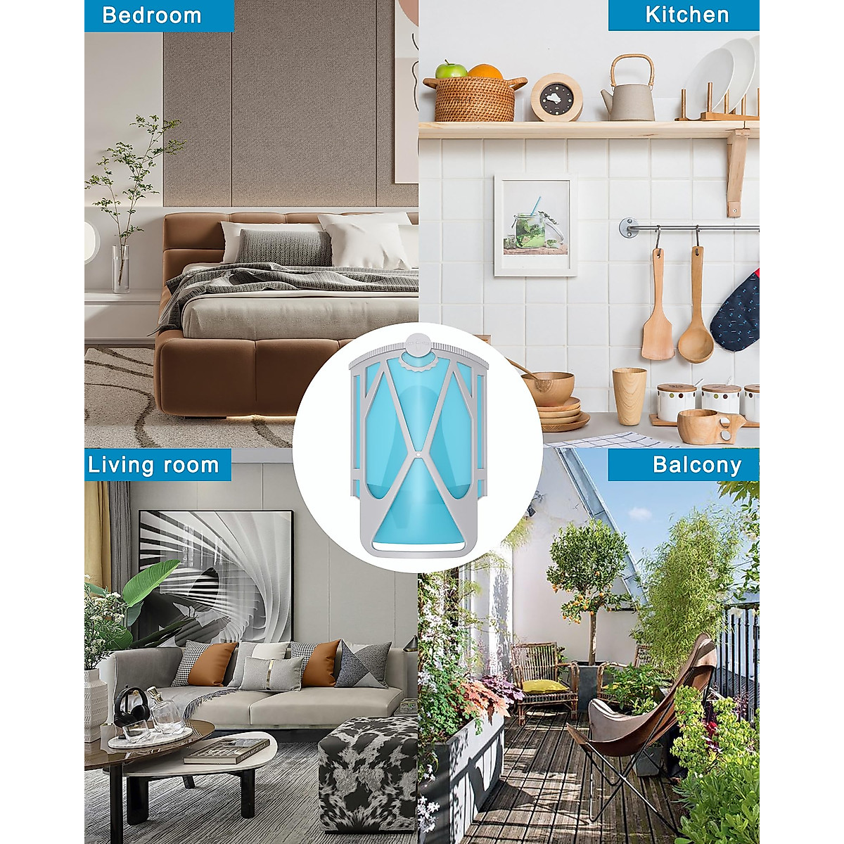 8 Pack Flying Insect Trap Refill Cartridges Compatible with Zevo M364 and Max Vevo Bug Killer Plug-in Light Starter Kit Device