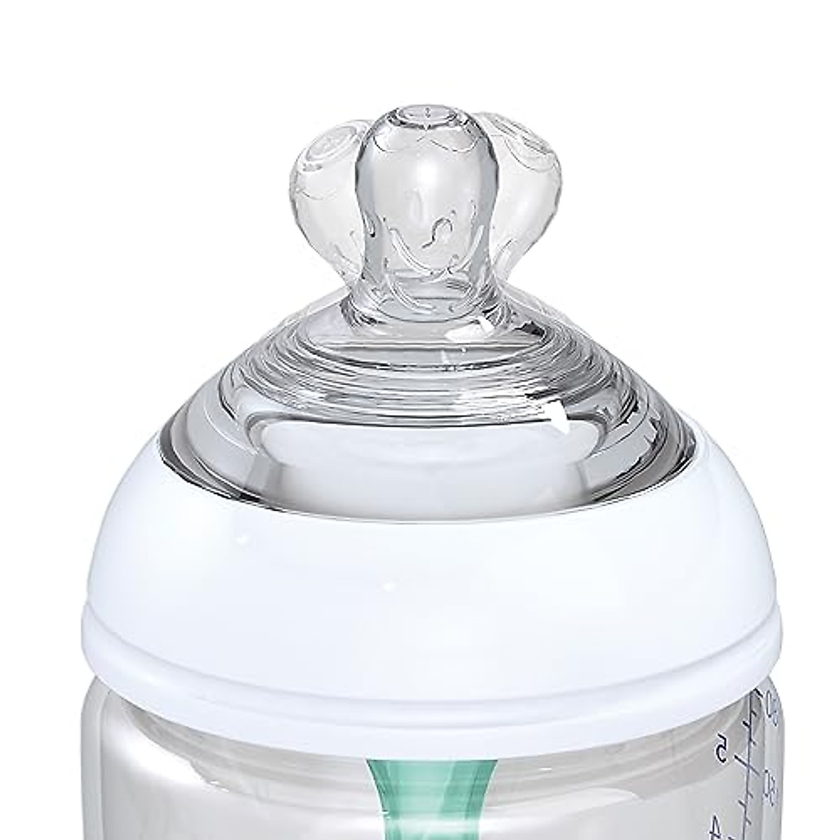 Dr. Talbot's Anti-Colic Bottles with Soft Flex Pacifier - 9 oz - (4-Pack) Baby Bottles for Newborn Babies 0+ Months - Self Sterilizing Bottles with Slow Flow Soft Flex Nipple and Venting System