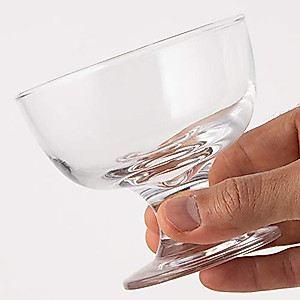Toyo Sasaki Glass 35301 Pulace Parlor, Sunday (Sold by Case), Dishwasher Safe, Made in Japan, Approx. 9.1 fl oz (270 ml), Pack of 72, Clear