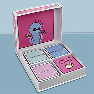 Hasbro Gaming Sweet Existence, A Strange Planet Family-Friendly Party Card Game Inspired by The Webcomic and Books by Nathan W. Pyle, for Ages 13 and Up