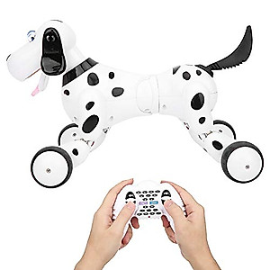 Multi‑Functional Robots Electric Dog, Electronic Pet, Smart for Kids Children(Black)