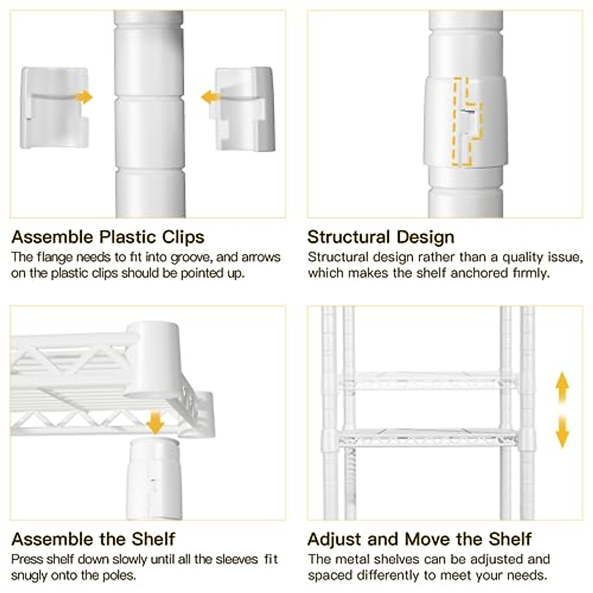 Ulif U6 Clothes Drying Rack, 5 Tiers Freestanding Over Washer and Dryer Laundry Room Storage and Organizer, Heavy-Duty Space Saver Shelf for Hanging Clothes and Towels, 65.3”W x 13.4”D x 77.5”H, White