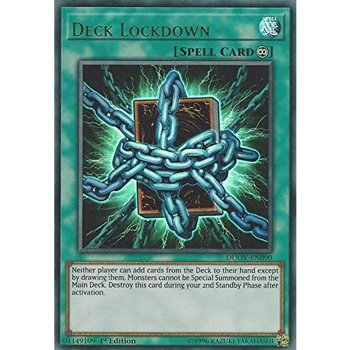Deck Lockdown - DUOV-EN090 - Ultra Rare - 1st Edition