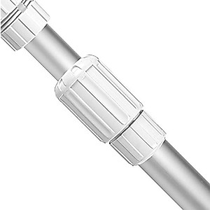 Poolmaster 21305 Commercial 3-Piece Adjustable Aluminum Telescopic Swimming Pool Pole, 15-Foot Extended, Three construction-1inch 8 inch X 1 1/4 inch Diameter, Silver