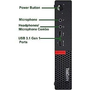 Lenovo ThinkCentre M910q Tiny Desktop Computer Mini PC, Quad Core i5 6500T up to 3.1GHz,16GB DDR4 RAM,256GB NVMe M.2 SSD,WiFi Bluetooth,Wireless Keyboard and Mouse,Windows 10 Pro (Renewed)