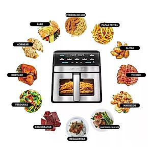 Gourmia GOURMIA Digital Air Fryer, 7.5 Liter with Window and Light, Mod. GAF858