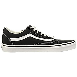 Vans Men's Old Skool Sneaker (10, (Canvas) Black/True White, numeric_10)