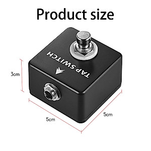 Guitar Footswitch Pedal TAP SWITCH PEDAL, Single Momentary Footswitch, for time-based effects Pedal and Muti-effects Pedal