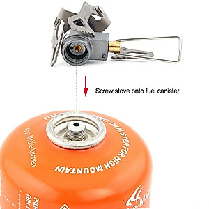 BRS Ultralight Camping Gas Stove Outdoor Gas Burner Cooking Stove Portable Folding Titanium Atove 25g