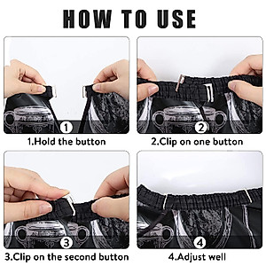 Hair Cutting Cape Barber Cape for Men Hair Cape for Haircuts Barber Cape for Hair Stylist with Adjustable Neck Size Neck Strips Neck Duster SetBarber Neck Strips for Hair Cutting