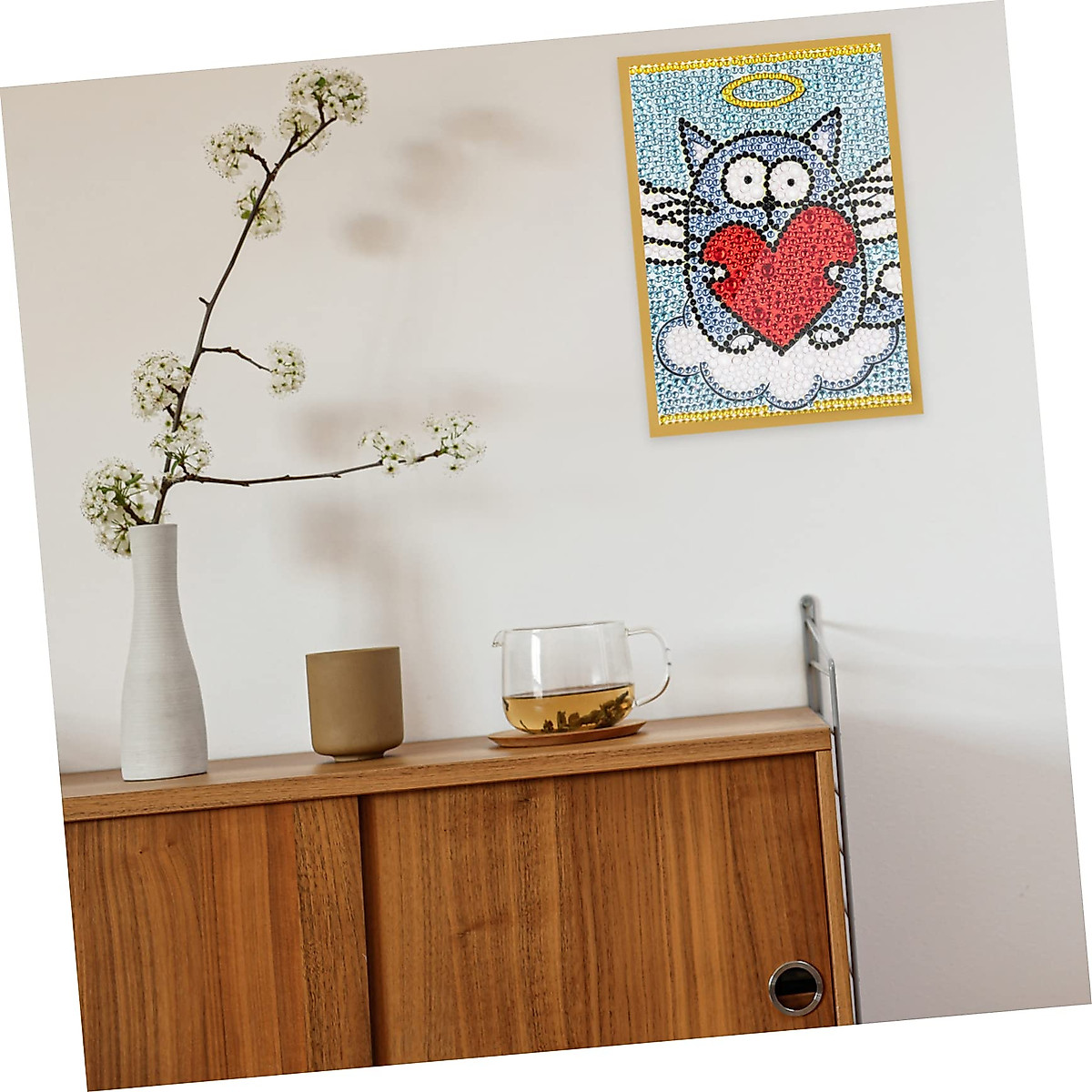 FAVOMOTO 4pcs Diamond Frame Picture Frames Display Shelf Photo Frame Diamond Art Frames Magnetic Frame Frames 30x40cm Painting Kit for Kid Art Picture Frame Creative Picture Frame