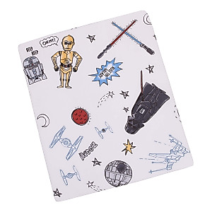 Star Wars Rule The Galaxy White, Blue, Grey Preschool Nap Pad Sheet