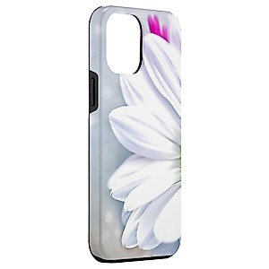 iPhone 13 Pro Max Beautiful White Daisy Petals With A Green Center Unique Case