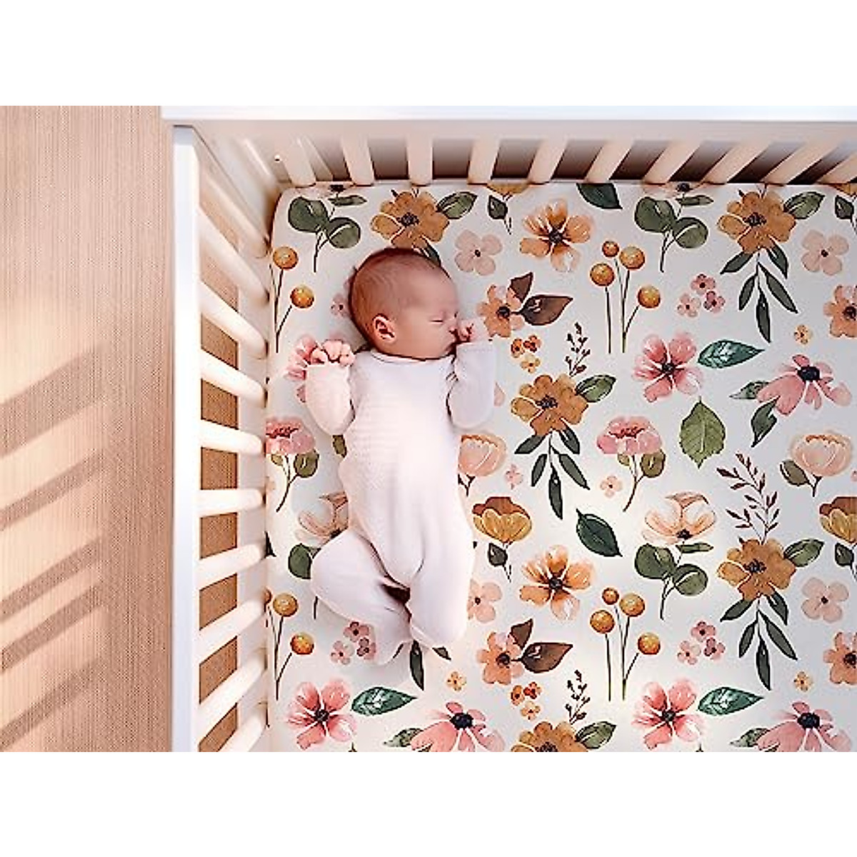 Crib Sheets Set - Premium Soft Cotton Fitted Baby Crib Sheet- 2 Pack- Crib Bed Mattress & Toddler Bed Sheet by Max&So