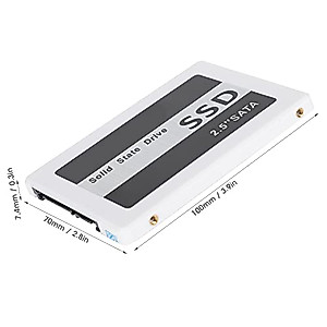 Solid State Hard Disk, Photo Storage Large Capacity Professional SATA3.0 SSD Compact for Office Worker for Laptop Desktop Computer(#5)