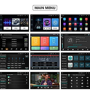 Android Car Stereo Double Din for Honda CRV 2007 2008 2009 2010 2011 Radio Hikity 9 Inch Touch Screen Bluetooth WiFi GPS FM Support Mirror Link with Dual USB Input & Backup Camera