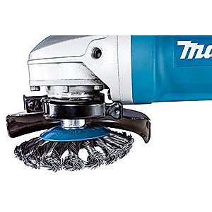 Makita 2 Piece - 4 Inch Crimped & Twist Wire Wheel Brush Set for 4.5" Grinders - Complete Conditioning for Metal - 4" x 5/8-Inch | 11 UNC