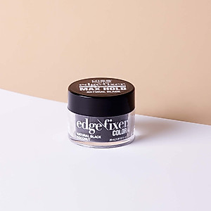 Red by Kiss Edge Fixer Color 24 HR Max Hold & 100% Gray Coverage 30mL (1.01 US fl.oz) Natural Black Perfect for Missing Edges