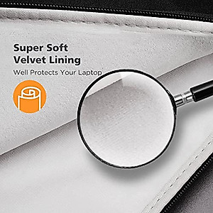 NIDOO 15.6 inch Laptop Sleeve Case Computer Bag for 15.6" Lenovo Legion 5 / IdeaPad Gaming 3i / ThinkPad E15 T15 L15 / 16" Yoga Slim 7 Pro/HP ENVY Laptop 16 / Spectre x360 / Acer Swift 3, Black