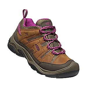 KEEN Women's Circadia Vent Low Height Breathable Hiking Shoes, Syrup/Boysenberry, 9.5
