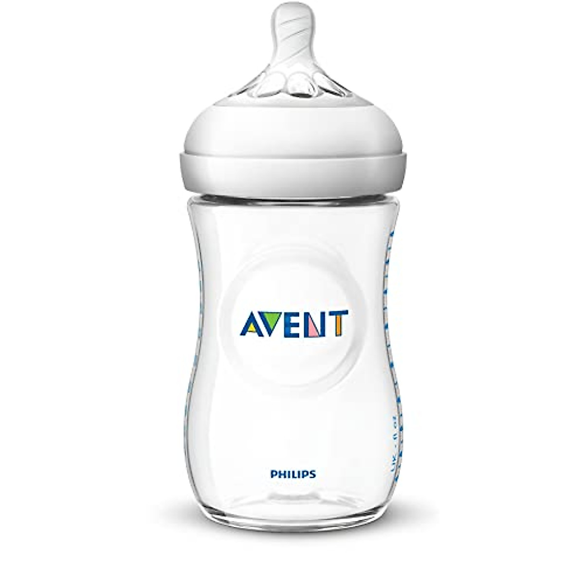 Philips AVENT Natural Baby Bottle, Clear, 4 Oz
