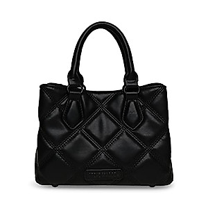 Steve Madden Mickey Quilted Satchel, Black
