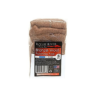 Rogue River Tools Bronze Wool Pads (8pc) - Fine