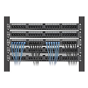 Intellinet Slim Cat8 Ethernet Network Patch Cable – 10-Pack - 40Gbps & 2000MHz, Snagless Boot, 30AWG Pure Bare Copper Wire, Gold-Plated Contacts, Lifetime Mfg Warranty – 1.5ft, 10 Pack, Blue