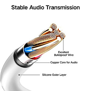 Jenpuff 2 Pack Earphones,in-Ear Wired Earbuds with Noise Reduction,Earbuds with Microphone,Headphones Compatible with iPhone 13/12/SE/11/XR/XS/X/7/7 Plus/8/8Plus