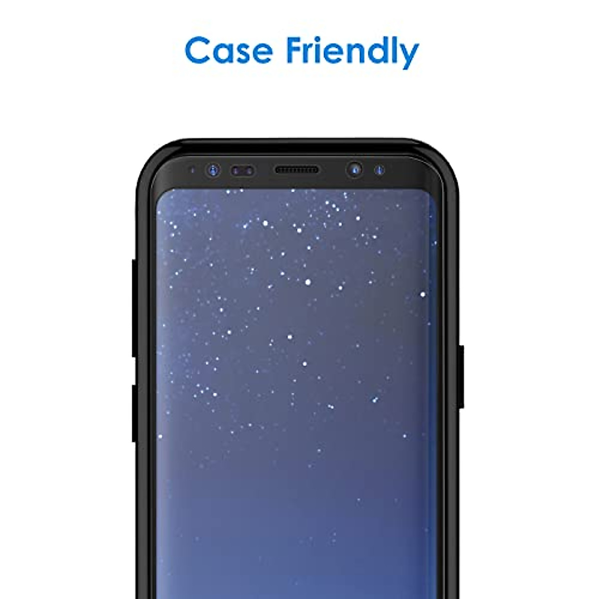 JETech Screen Protector for Samsung Galaxy S8 (NOT for S8+), TPU Ultra HD Film, Case Friendly, 2-Pack