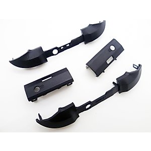 Lb Rb Bumper Button Home Guide Surround Replacement Compatible with Xbox Series X Controller Black (2pcs)