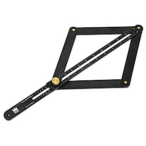 WEN ME360P Aluminum Miter Saw Bevel Gauge and Corner Angle Finder for Woodworking
