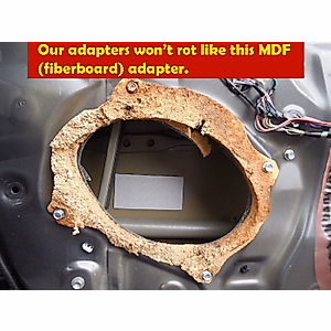 Speaker Adapter Spacer Rings - Exact Fit for Select Infiniti & Fits Nissan Vehicles - SAK050_5525-1 Pair