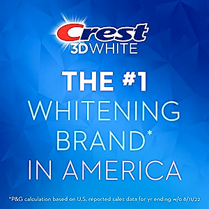 Crest 3D White Toothpaste, Advanced Luminous Mint, Teeth Whitening Toothpaste, 3.7 Oz (Pack of 4)