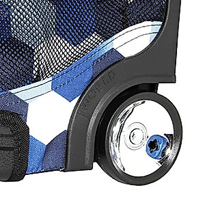 J World New York Sunrise Kids Rolling Backpack for Girls Boys Teen. Roller Bookbag with Wheels, Mini Dia, 18"