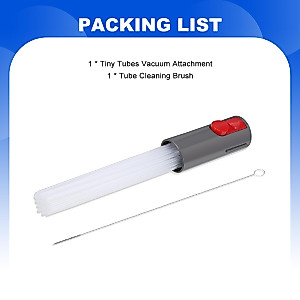 LANMU Attachments Tube Dust Brush Cleaning Compatible with Dyson V7 V8 V10 V11 V12 V15 Outsize Cordless Vacuum Cleaner