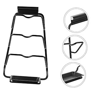 BESTOYARD restaurant pot lid organizer home pot lid holder pot lid holders for kitchen cabinet wear-resistant pot lid organizer home pan cover rack Multifunction Storage rack aluminum alloy