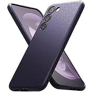 Ringke Onyx [Feels Good in The Hand] Compatible with Samsung Galaxy S23 Plus Case, Anti-Fingerprint Technology Prevents Oily Smudges Non-Slip Enhanced Grip Precise Cutouts for Camera - Deep Purple