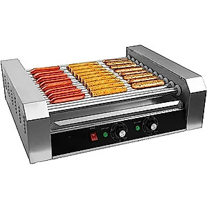 hotdog roller grill Commercial Hot Dog Roller Snack Equipment, Warming Cabinet Hot Dog Maker Sausage Maker, Stainless Steel For Making Hot Dog Sausages Bratwurst