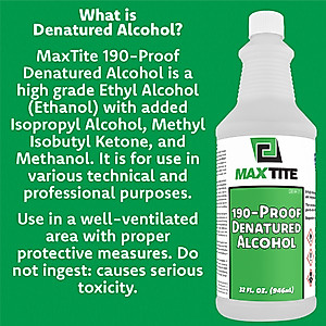 190-Proof Virgin Denatured Alcohol (32oz, 1)