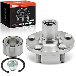 A-Premium Front Wheel Hub and Wheel Bearing Compatible with Toyota Corolla 2003-2019, FWD Only